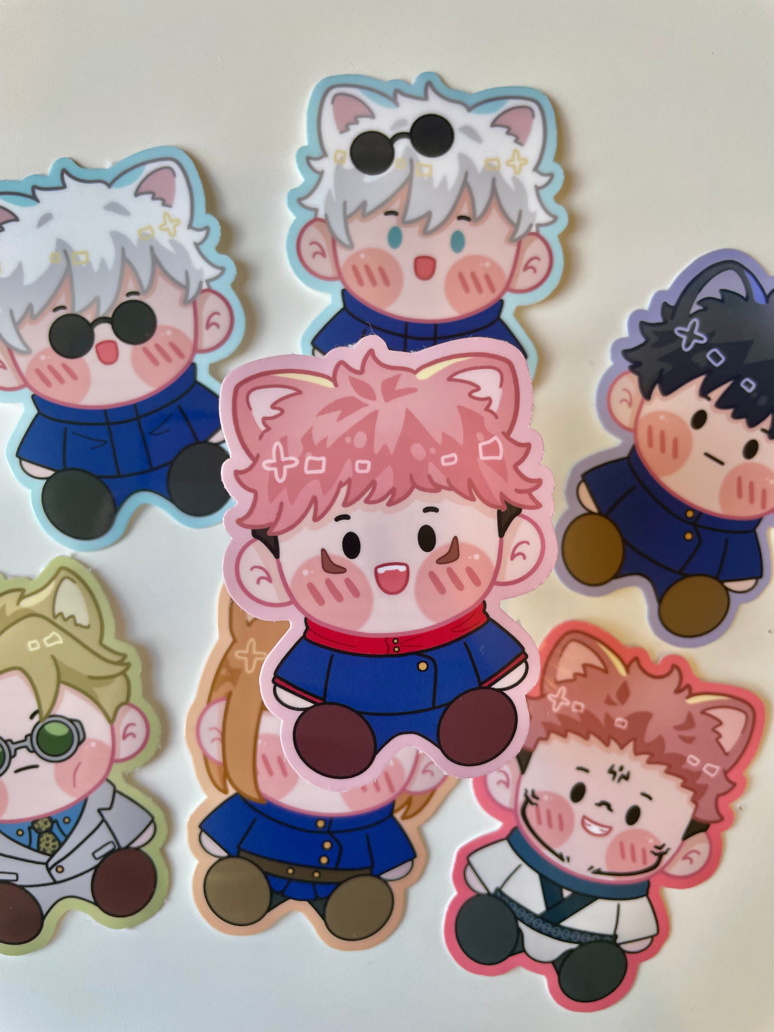 JJK Kitties Vinyl Stickers – Siren Cove